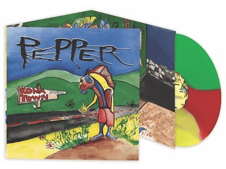 Pepper | Pepper - Kona Town (Green, Red, Yellow Vinyl) - (Vinyl) Reggae ...
