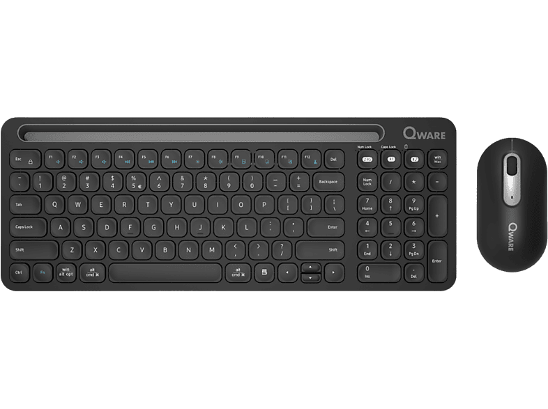 QWARE Florence Draadloze Muis & Toetsenbord | Zwart kopen? | MediaMarkt