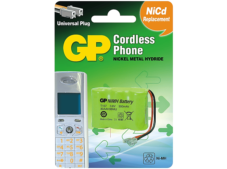 Akumulator GP T157 do tel. bezprzewodowych | sprawdź cenę i opinie w ...