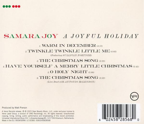 Samara Joy | Samara Joy - A Joyful Holiday - (CD) Rock & Pop CDs ...