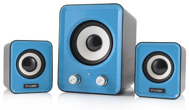 Głośniki LOGIC CONCEPT LS-20 Niebiesko-czarny | MediaMarkt