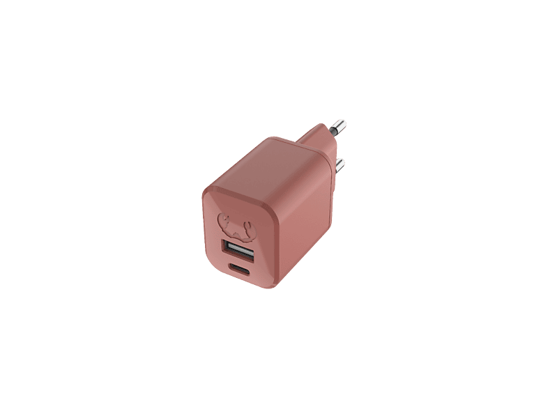 FRESH 'N REBEL Mini Charger USB-C + A 30W | Rood | MediaMarkt