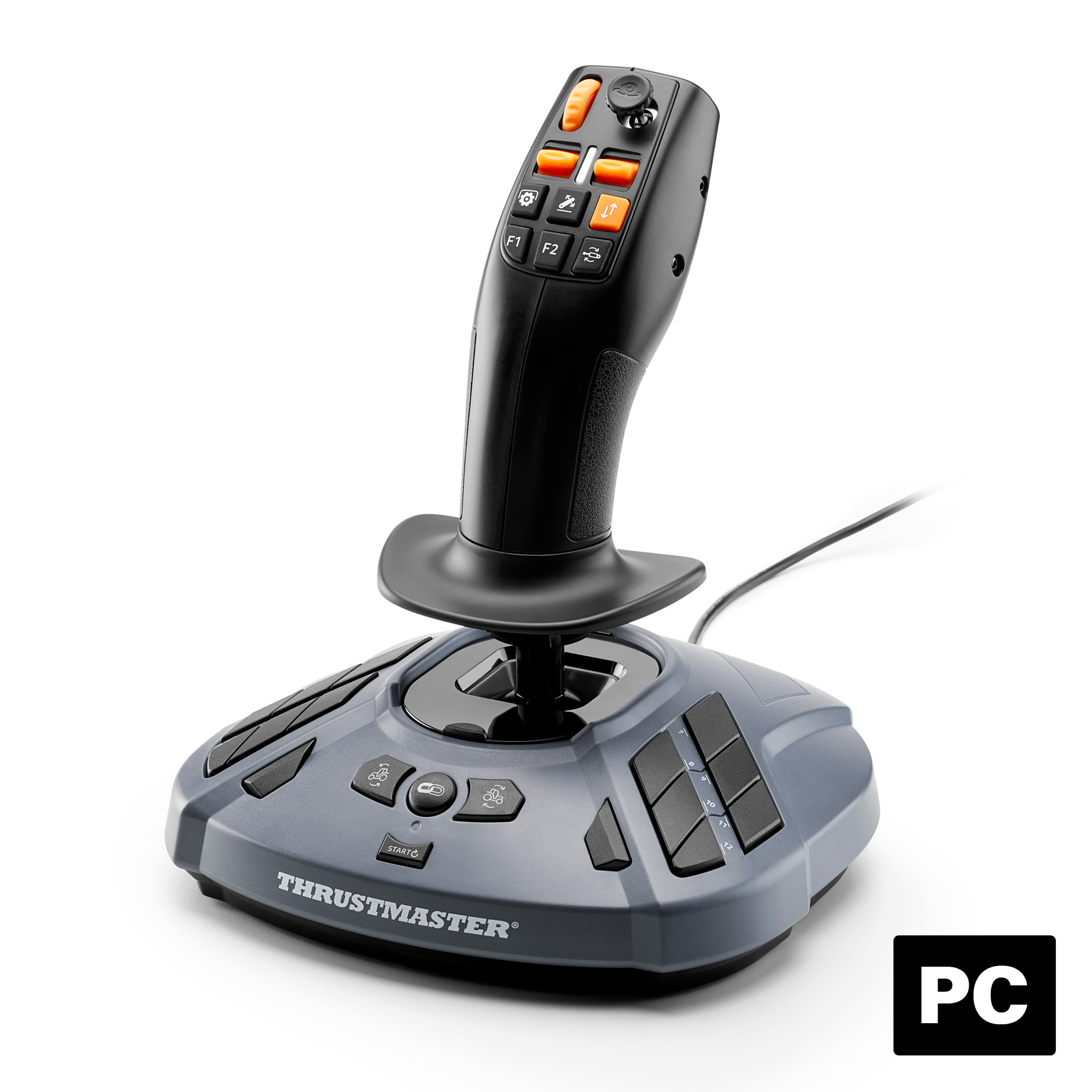 THRUSTMASTER 2960889 SimTask FarmStick, Multifunktionaler Joystick für ...