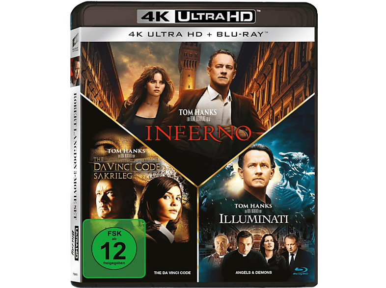 Illuminati / Inferno / The Da Vinci Code [4K Ultra HD Blu-ray + Blu-ray] online kaufen | MediaMarkt