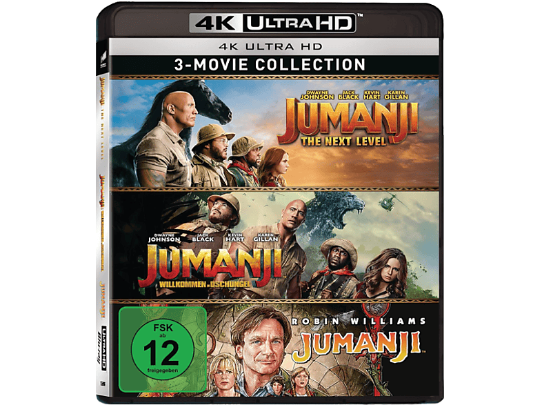 umanji: 3-Movie Collection: Jumanji / Jumanji: Welcome to the Jungle ...