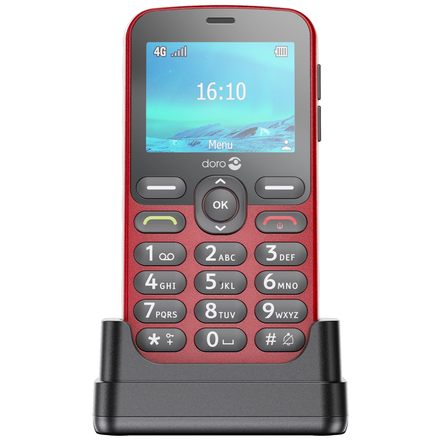 DORO 1880 4G Eenvoudige GSM | Rood | MediaMarkt