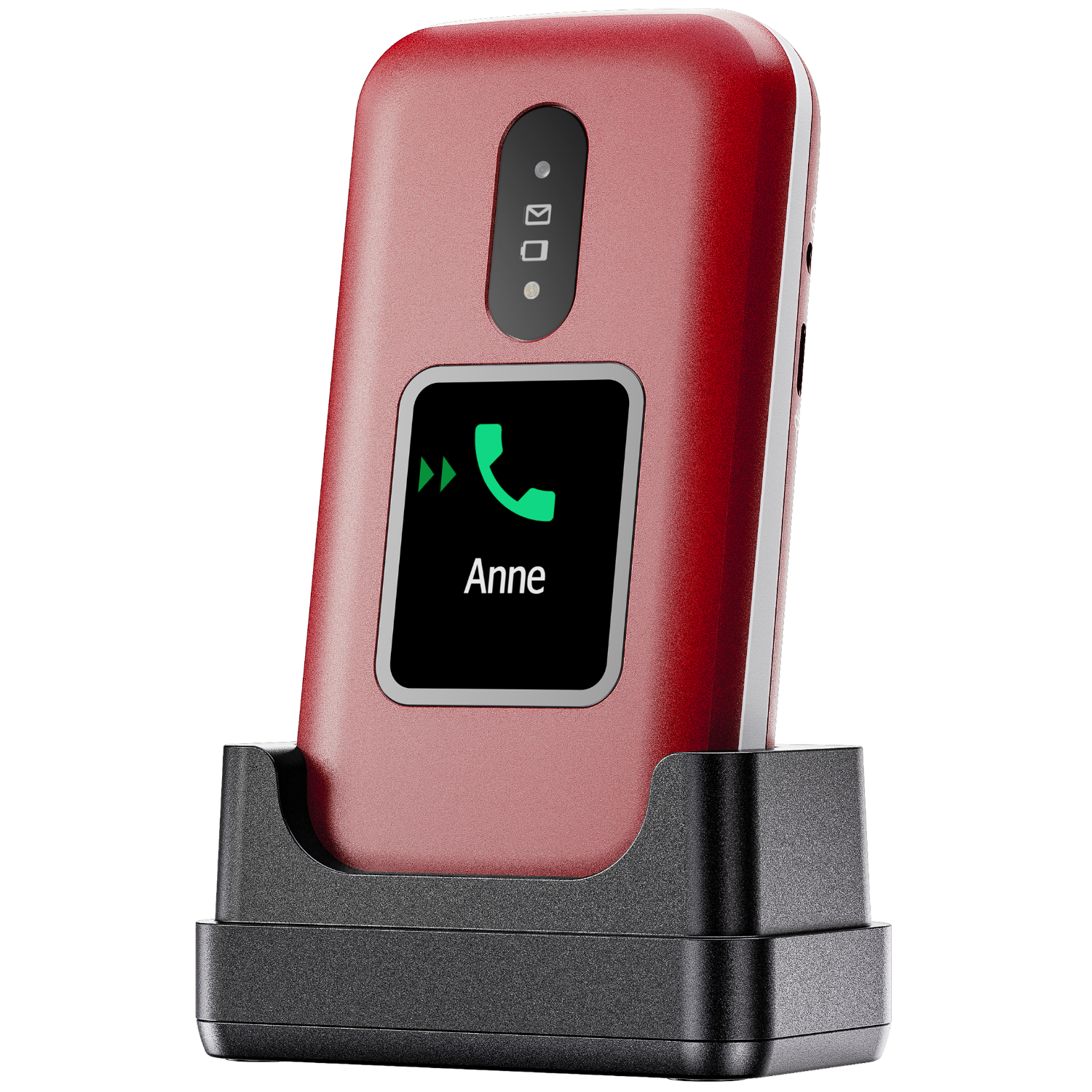 DORO 2880 4G Eenvoudige Klaptelefoon | Rood-Wit kopen? | MediaMarkt