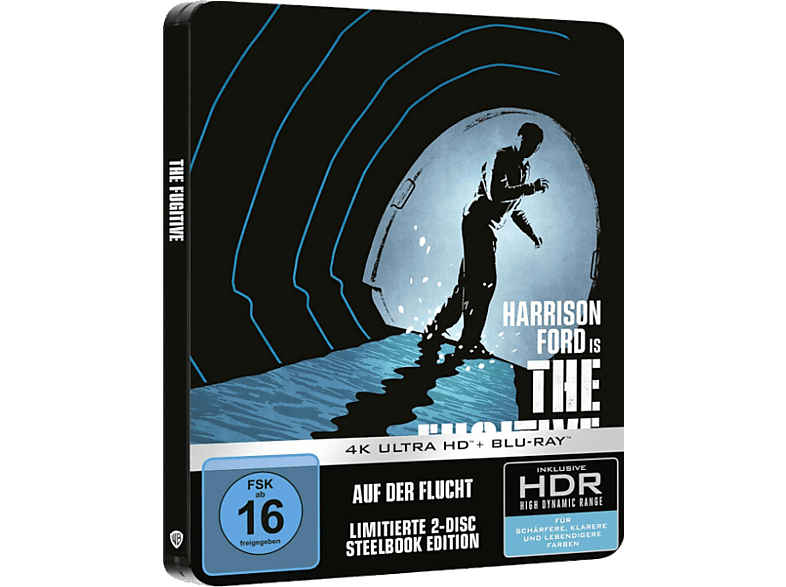 Auf der Flucht Steelbook Edition [4K Ultra HD Blu-ray] | MediaMarkt