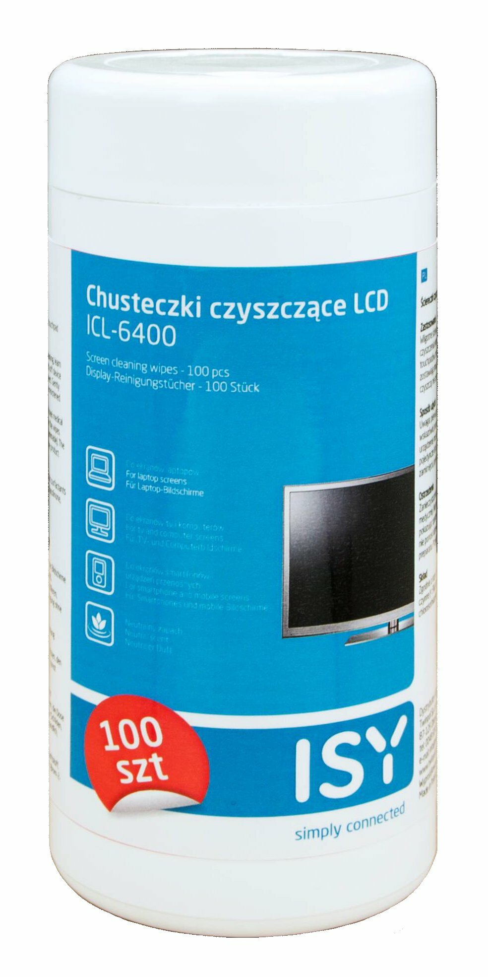 Chusteczki do czyszczenia ekranów ISY ICL-6400 | MediaMarkt