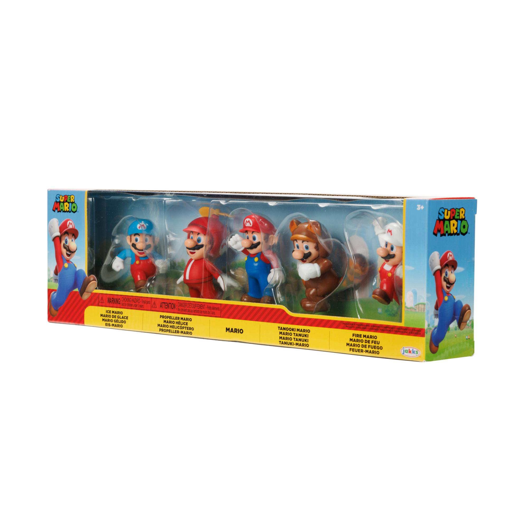 JAKKS PACIFIC Nintendo Super Mario Figuren 5er Set Only Mario, 6,5 cm ...