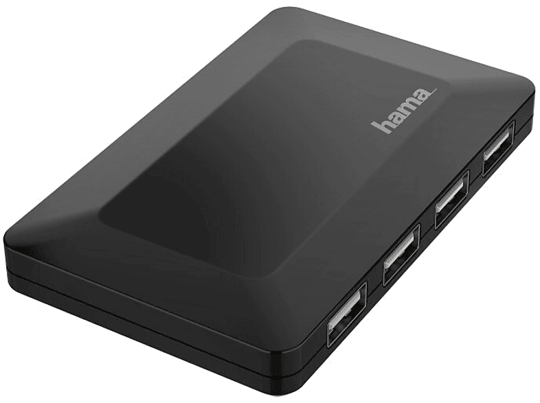 Hub HAMA USB 2.0 4xUSB-A z zasilaniem | MediaMarkt