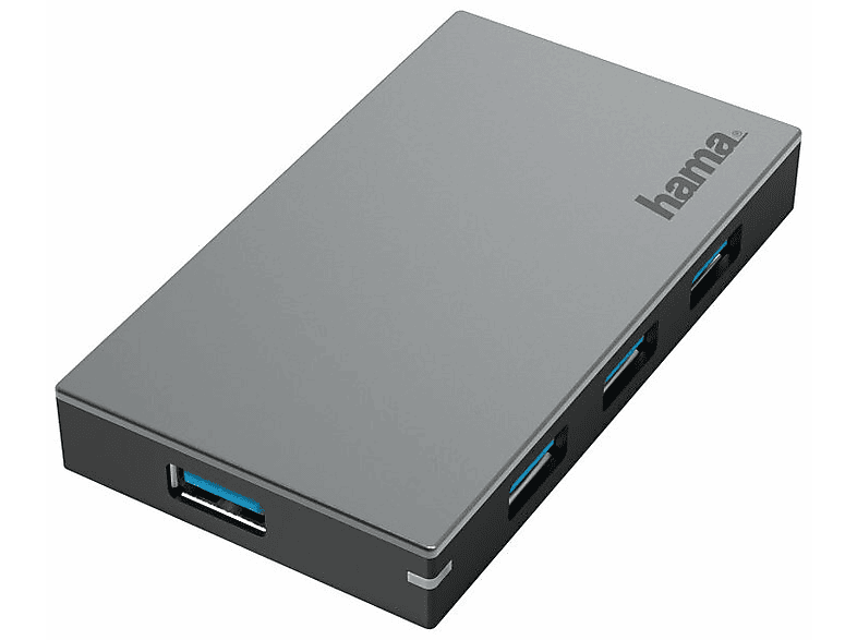 Hub USB HAMA 4xUSB-A 3.1 z zasilaniem 200115 | MediaMarkt