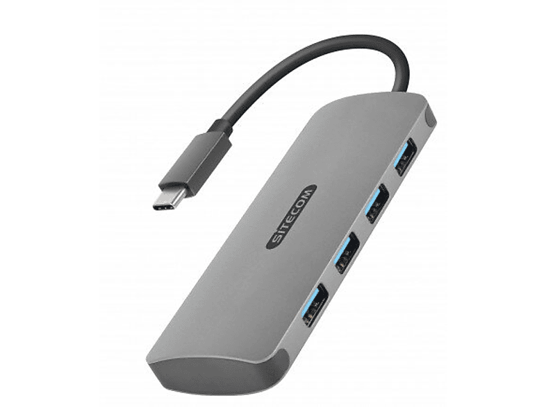 Hub USB SITECOM CN-383 USB-C 4 Porty USB-A 5Gbps | sprawdź cenę i ...