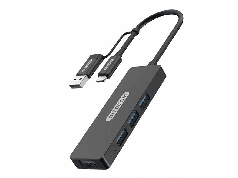 Hub USB SITECOM CN-414 USB-C Hub 4 Porty | sprawdź cenę i opinie w ...