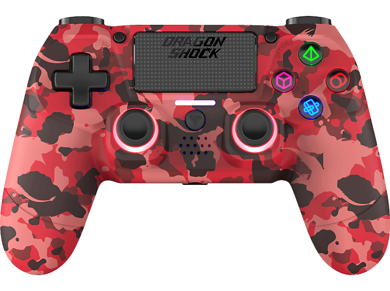 DRAGON SHOCK Mizar Wireless Controller Camo Red für PlayStation 4 ...
