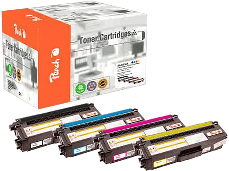 PEACH Brother TN-320 C, M, Y, BK | (Schwarz/Cyan/Magenta/Gelb) | MediaMarkt