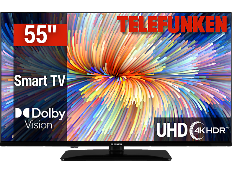 TELEFUNKEN D55U750R1CW LED Smart TV bei MediaMarkt