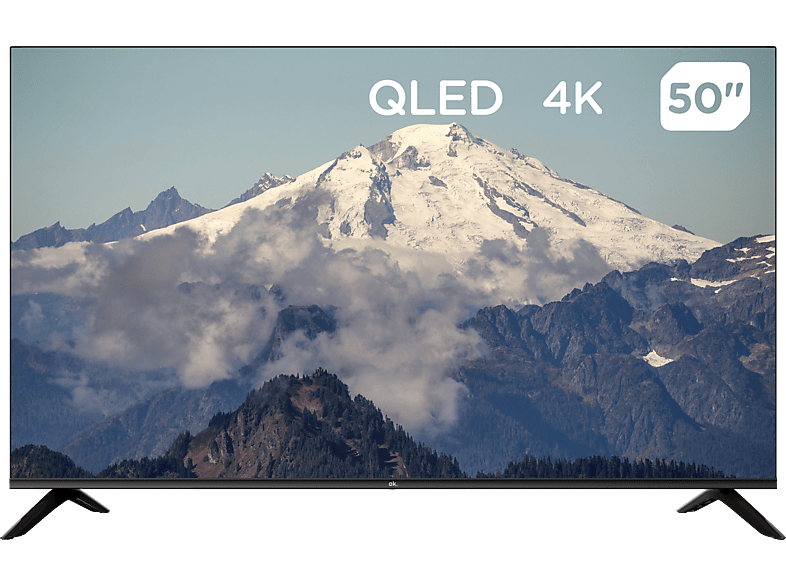 OK. OTV 50AQU-5023C QLED TV (Flat, 50 Zoll / 126,0 cm, QLED 4K, SMART ...