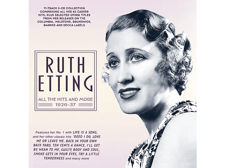 Ruth Etting | Ruth Etting - All The Hits And More 1926-37 - (CD) Rock ...