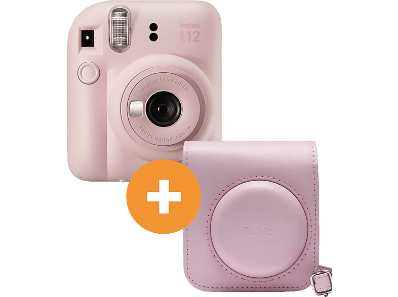 FUJIFILM INSTAX mini 12 Travel Set Sofortbildkamera, Blossom Pink | SATURN