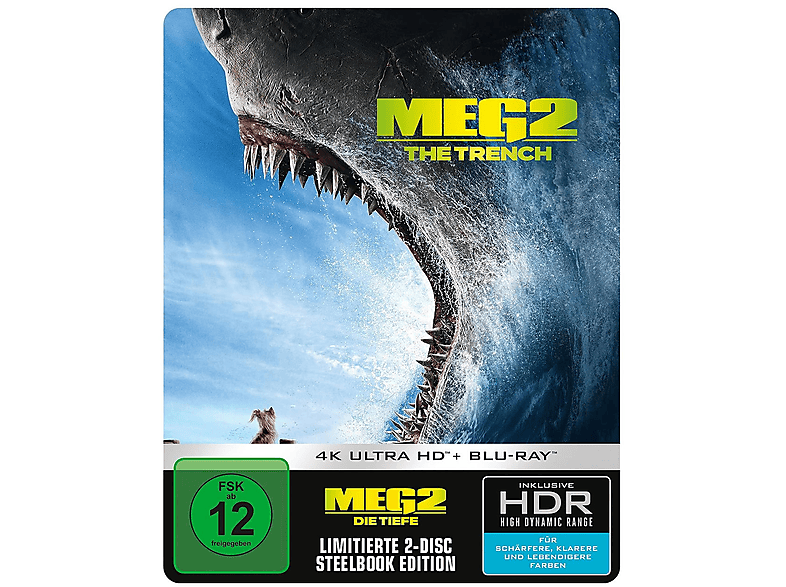 Meg 2: Die Tiefe Steelbook Edition [4K Ultra HD Blu-ray] | MediaMarkt