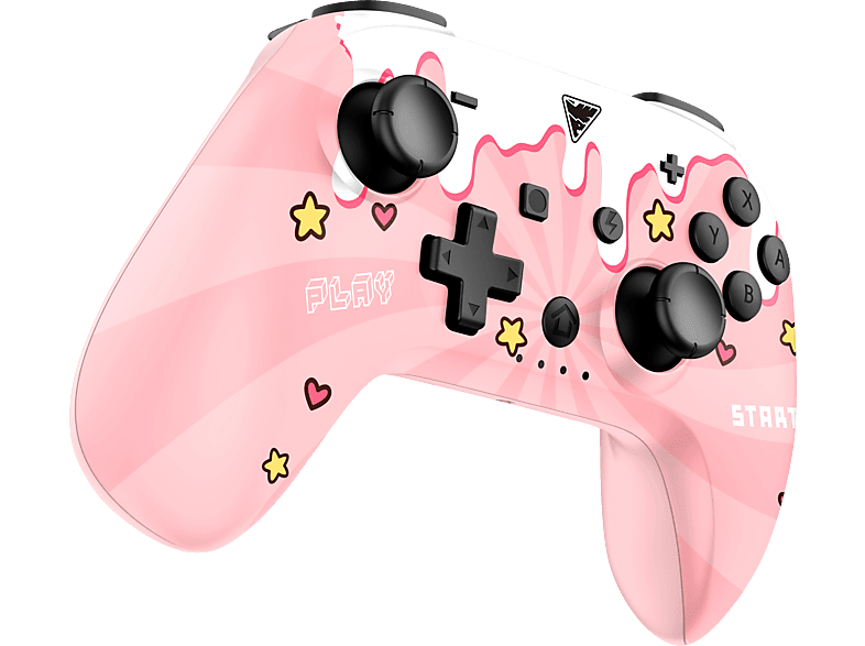 DRAGON SHOCK PopTop Compact Wireless Controller für Switch (Sweet Pink ...