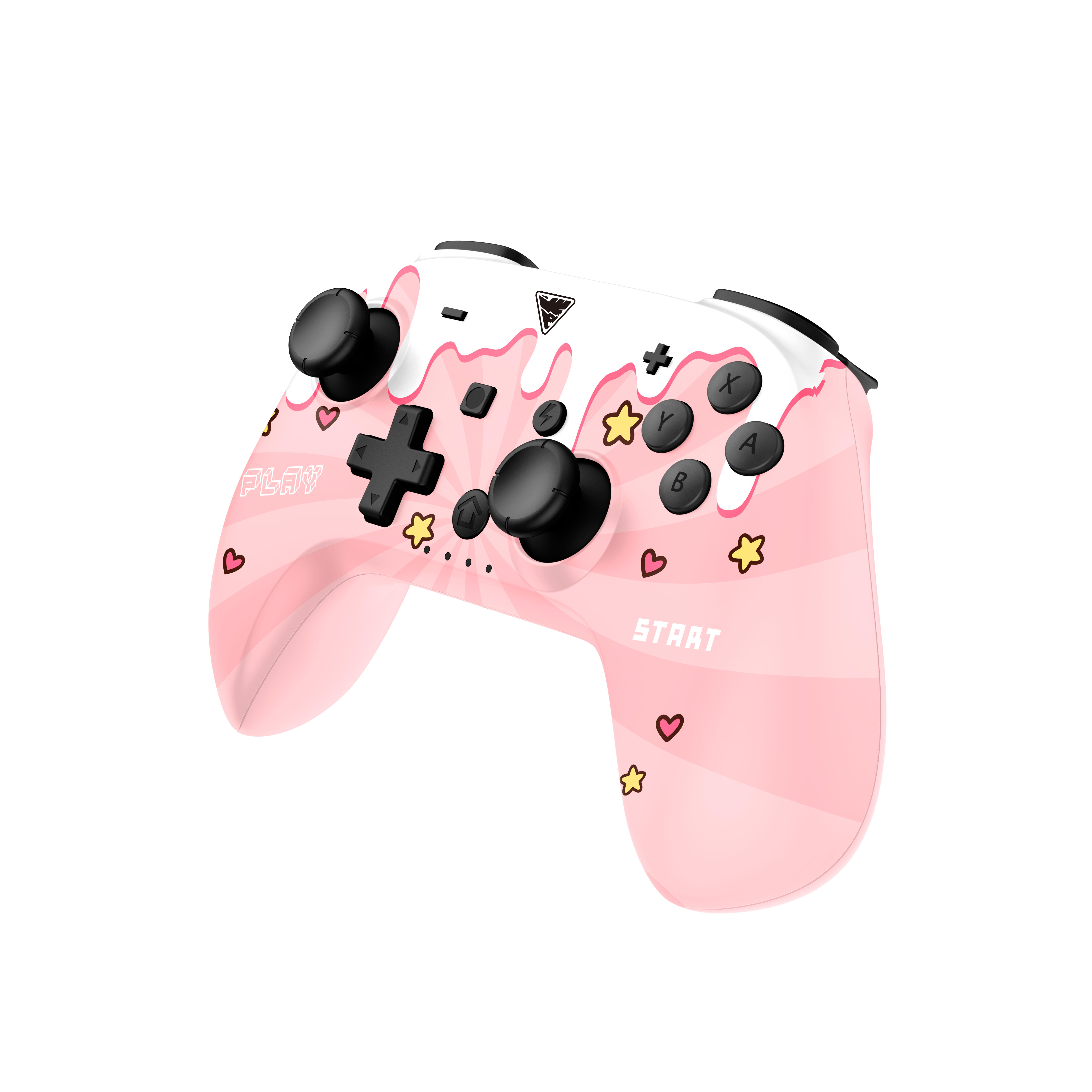 DRAGON SHOCK PopTop Compact Wireless Controller für Switch (Sweet Pink ...