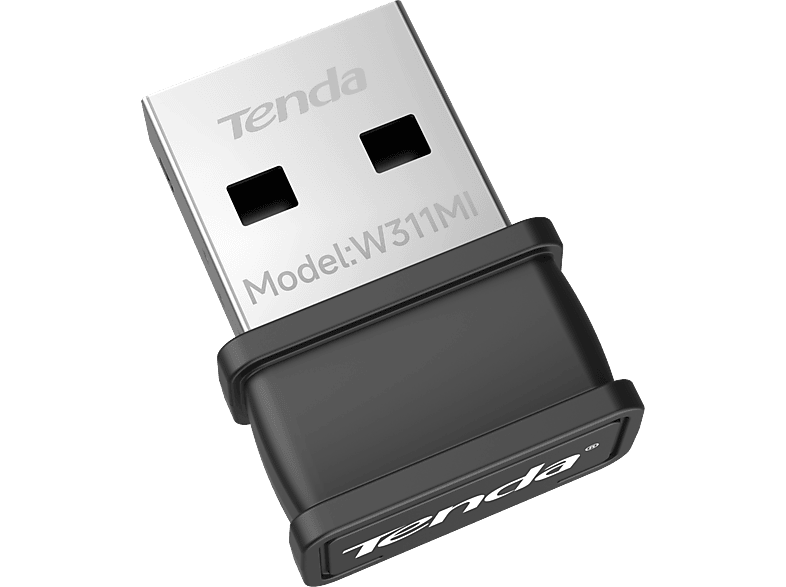 TENDA W311MI v6.0 Wi-Fi 6 nano USB adapter, AX3000, fekete (W311MI ...