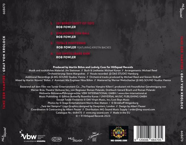 Kristin Backes Rob Fowler | Tanz der Vampire - Graf Krolock - (CD ...
