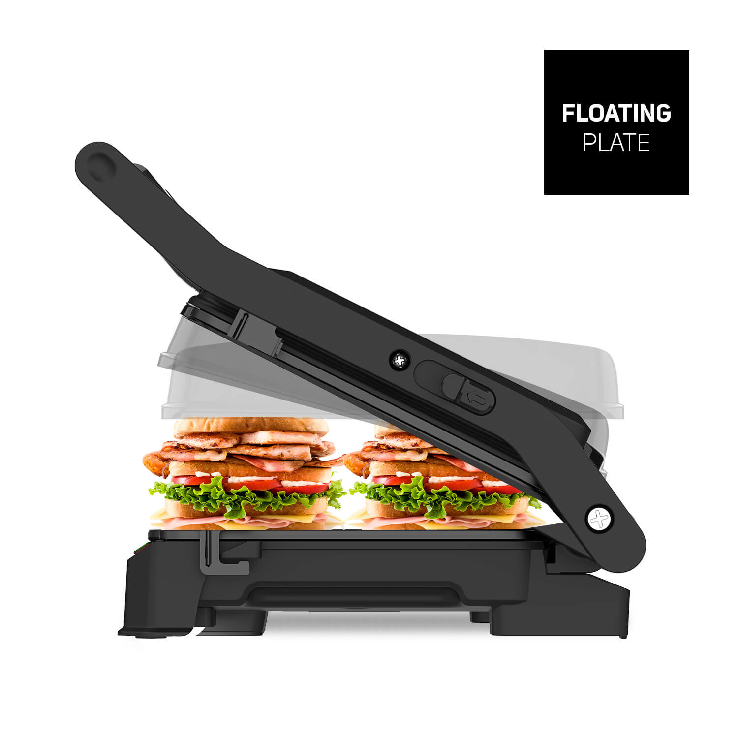 Grill | Taurus GR1002X, Parrilla eléctrica,1000 W, Apertura 180º, Antiadherente libre PFOA ...