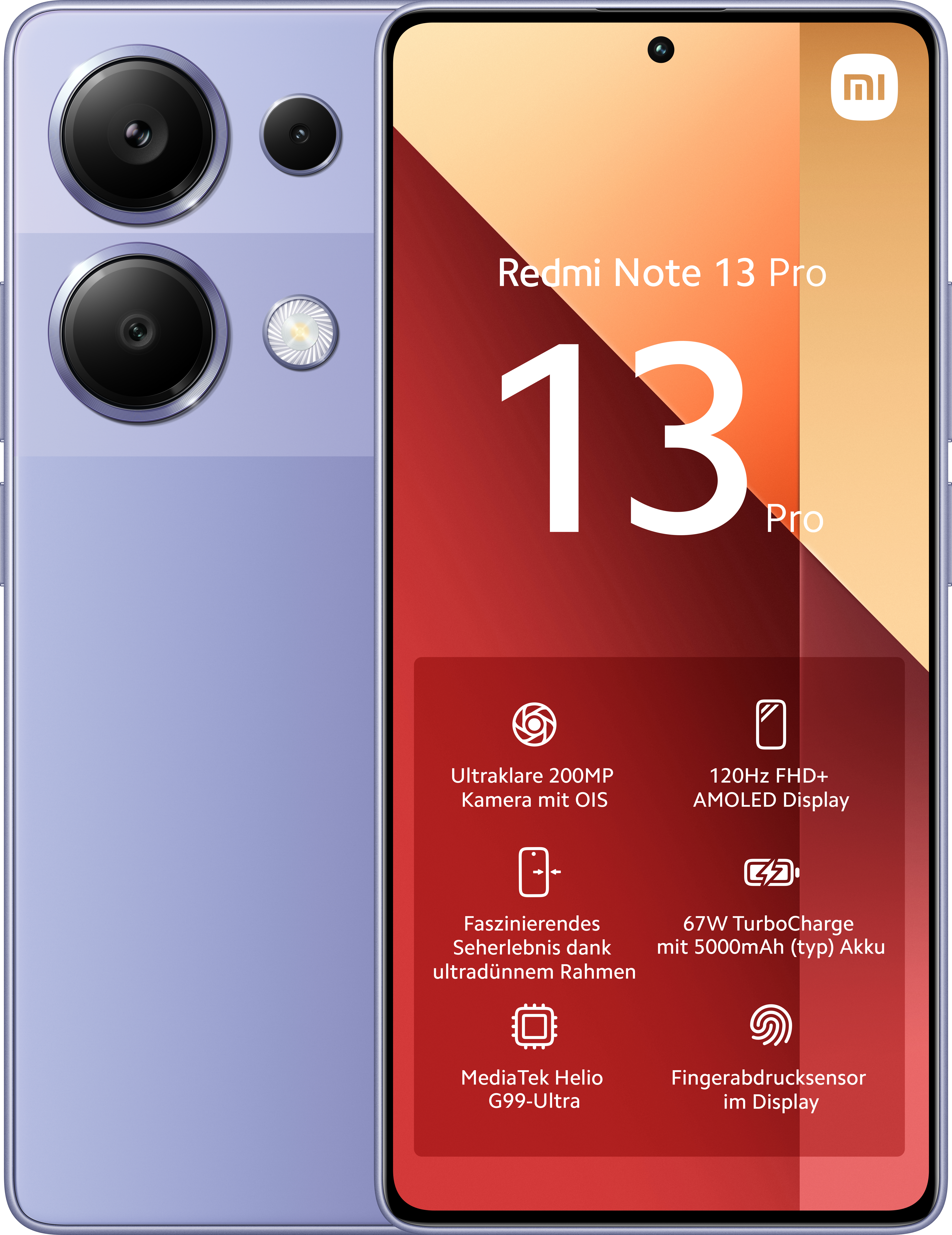 XIAOMI Redmi Note 13 Pro 256 GB Lavender Purple