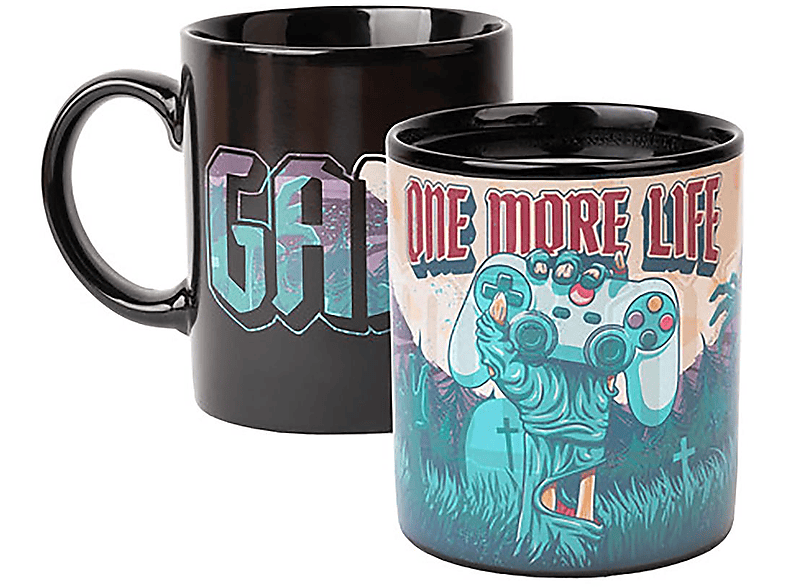 GRUPO ERIK EDITORES Gameration One more Life Thermoeffekt Tasse ...