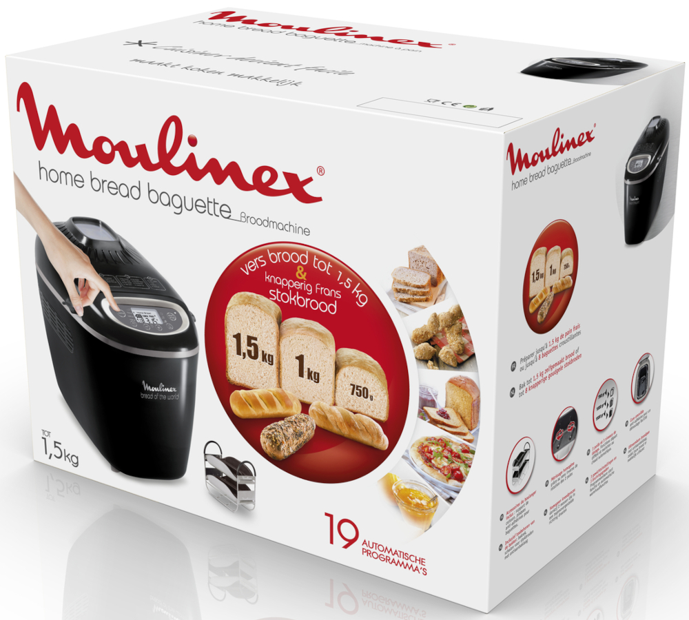 MOULINEX Machine à pain Bread of the World (OW611810)