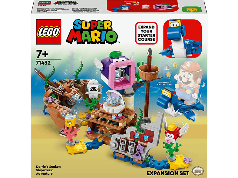 LEGO Super Mario 71432 Dorrie und das versunkene Schiff ...