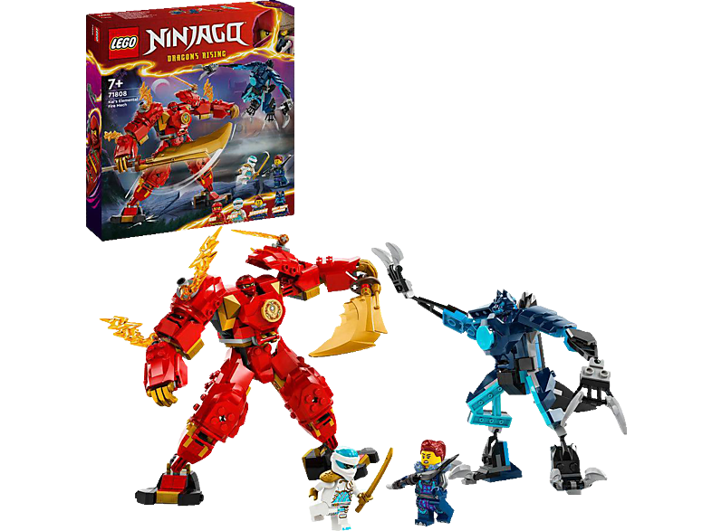 LEGO Ninjago 71808 Kais Feuermech Bausatz, Mehrfarbig Baukästen und ...