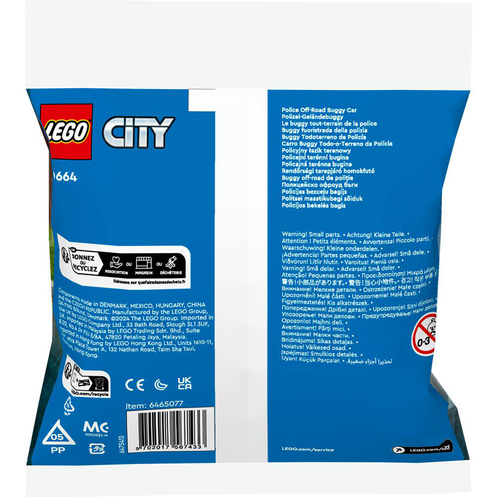 LEGO City 30664 Polizei-Geländebuggy Bausatz, Mehrfarbig Bausatz kaufen ...