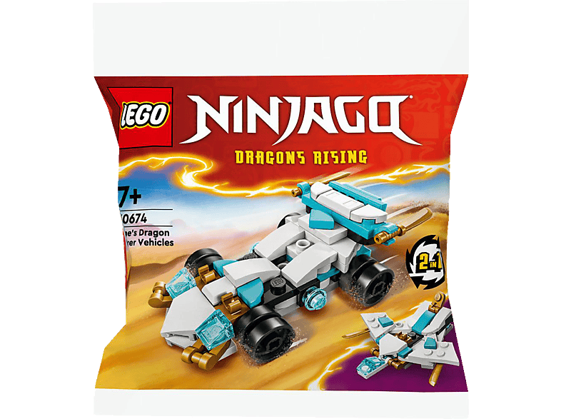 LEGO Ninjago 30674 Zanes Drachenpower-Fahrzeuge Bausatz, Mehrfarbig ...