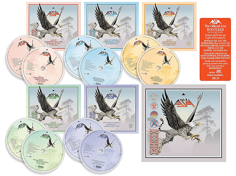 Asia | The Official Live Bootlegs, Volume One (Box Set) (CD) | MediaMarkt