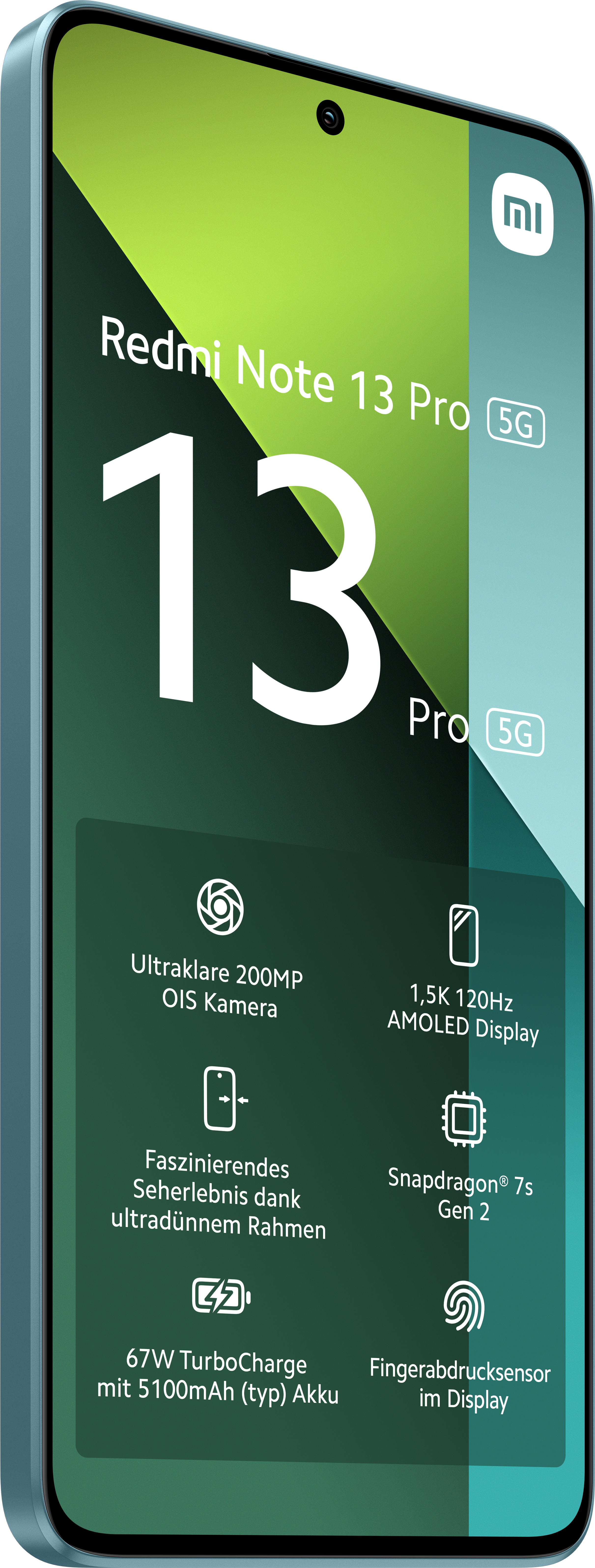 XIAOMI Redmi Note 13 Pro 5G 256 GB Ocean Teal Dual SIM | MediaMarkt