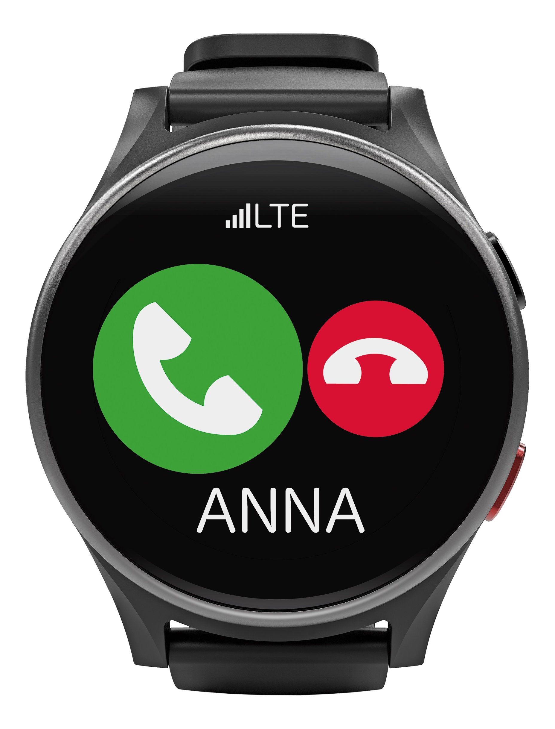EMPORIA emporiaWATCH-LTE | 4G-GPS-Watch (Max. 220 mm, Silikon, Schwarz ...