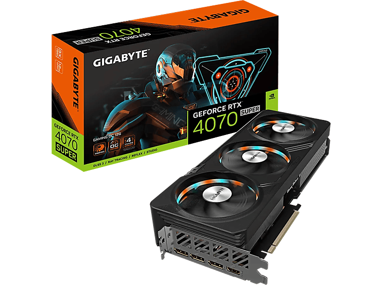 GIGABYTE GeForce RTX™ 4070 SUPER GAMING OC 12GB Grafikkarte online ...