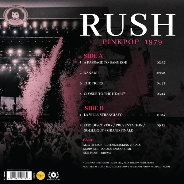 Rush | Pinkpop 1979 LP