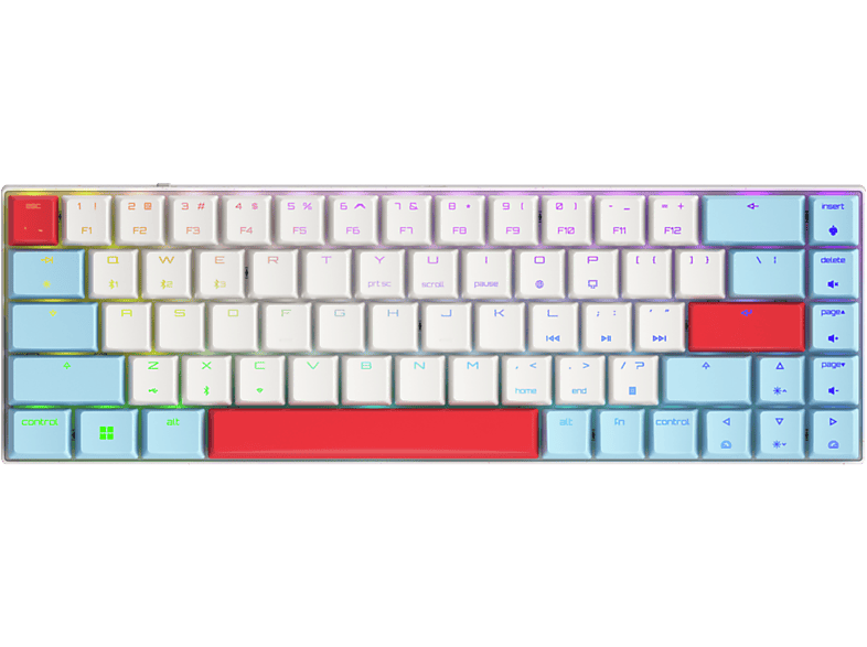 CHERRY MX-LP 2.1 Compact Wireless | Draadloos Gamingtoetsenbord Wit ...