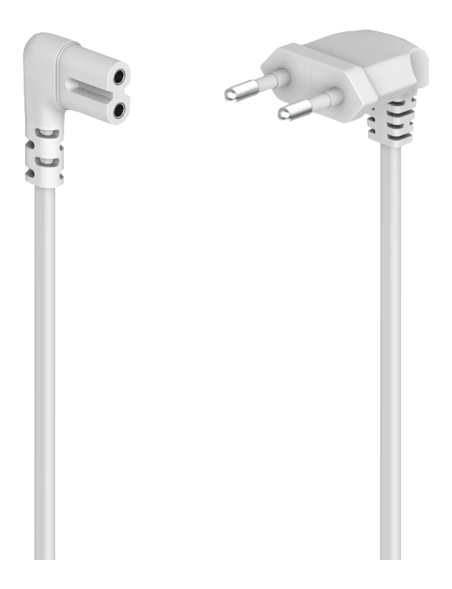 HAMA Power Cable Euro coudé 8/C7 1,5M | Câble d'alimentation (Blanc ...