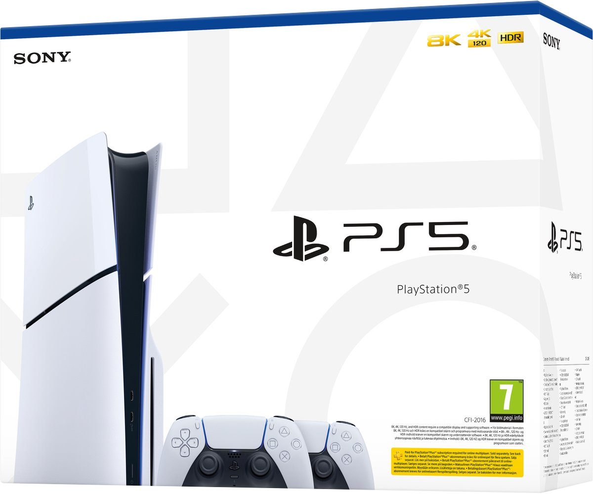 PLAYSTATION PS5 Slim 1 TB + Dualsense controller (1006733616)
