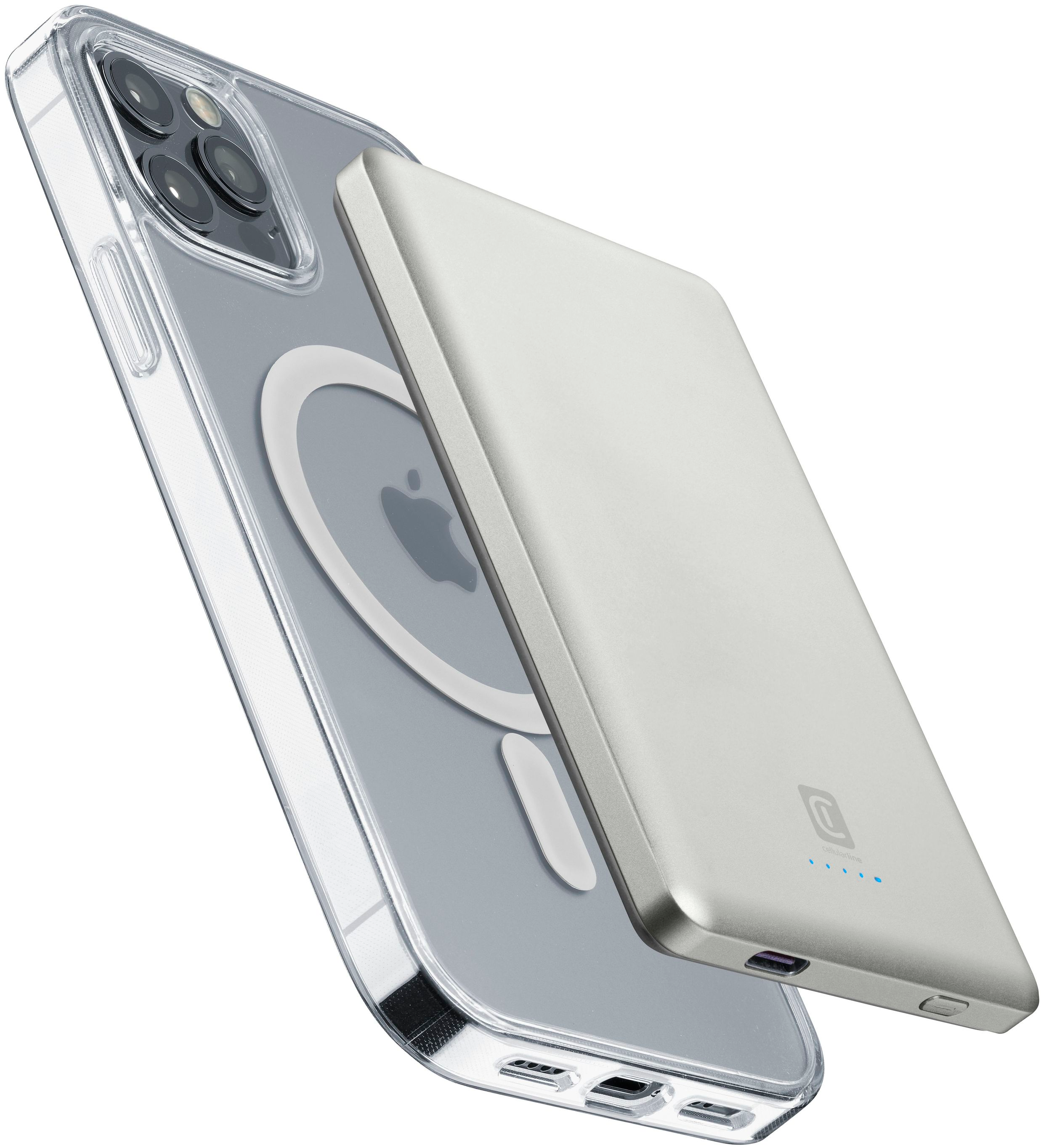 CELLULAR LINE Powerbank MAG Lite 20W 5.000mAh für Apple MagSafe, Weiß ...