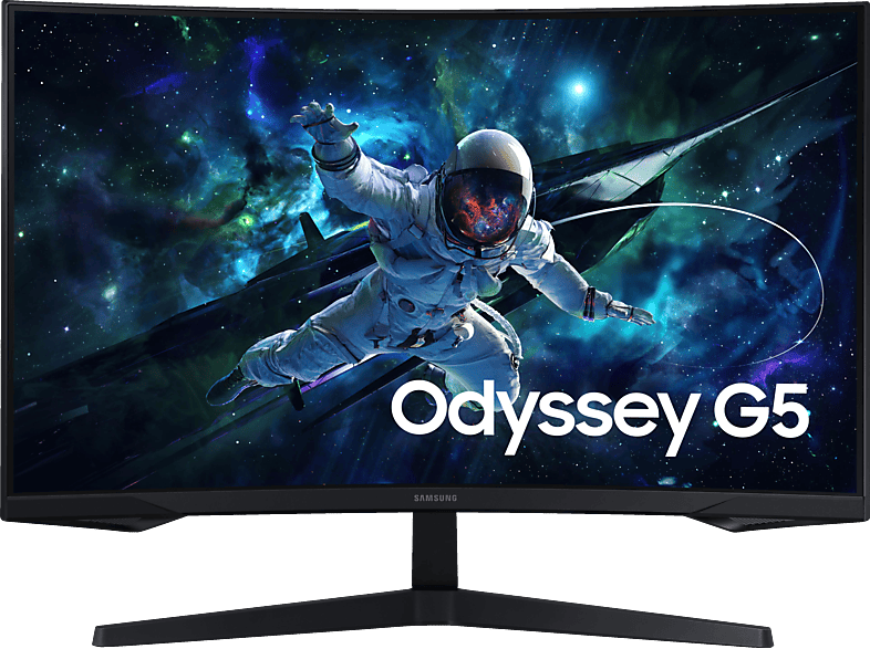 SAMSUNG Odyssey G55C S27CG554EU 27 Zoll WQHD Gaming Monitor 1 ms Reaktionszeit 165 Hz MediaMarkt