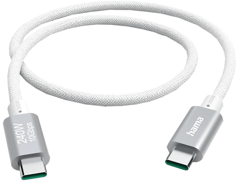 HAMA 201724 | Ladekabel USB-C - USB-C (Weiss) | MediaMarkt