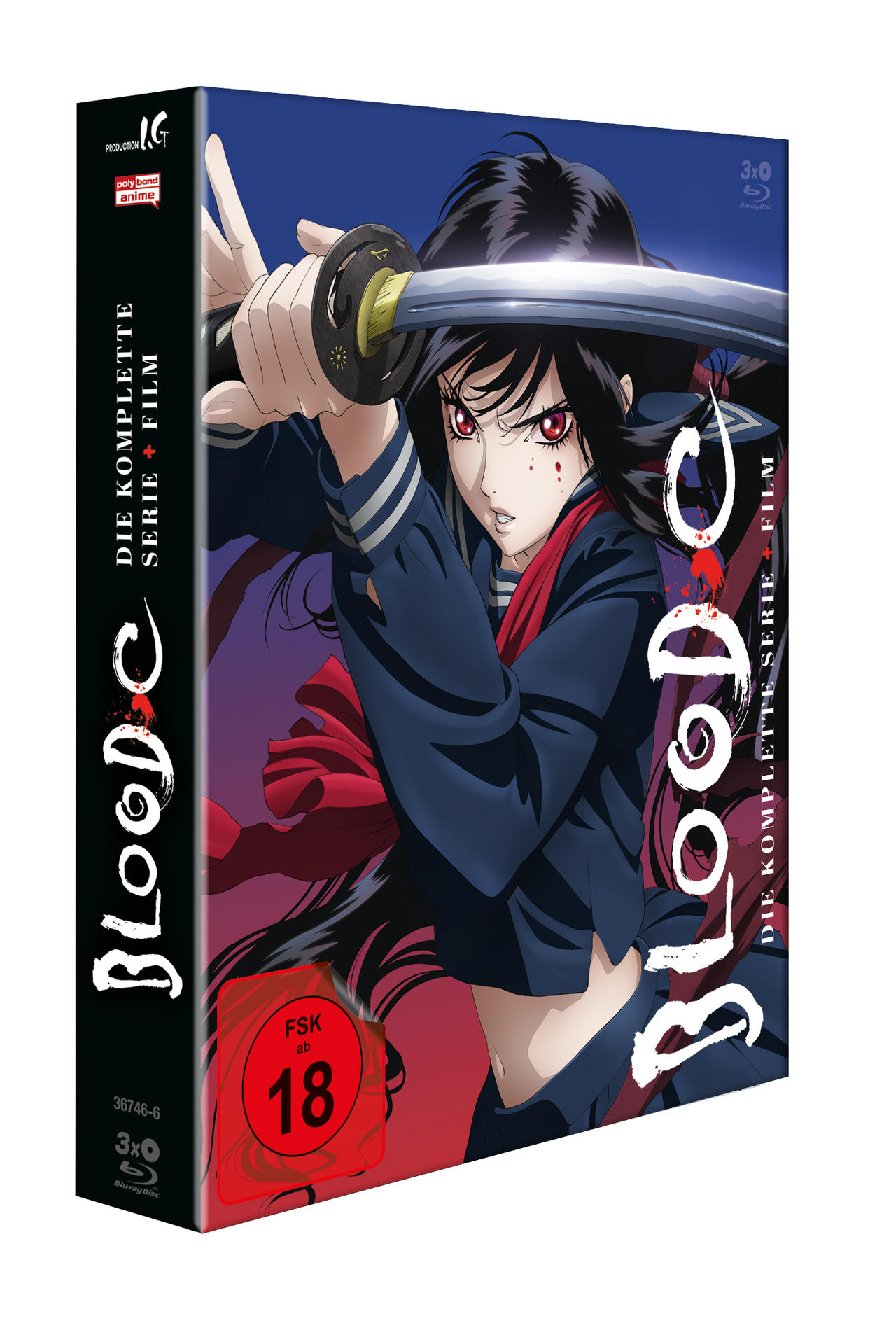 Blood C | Komplette Serie plus der Film:The Last Dark Blu-ray | MediaMarkt