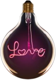 CELLULAR LINE Fancy Bulb LED Glühbirne Home Deko Lampe | Love | MediaMarkt